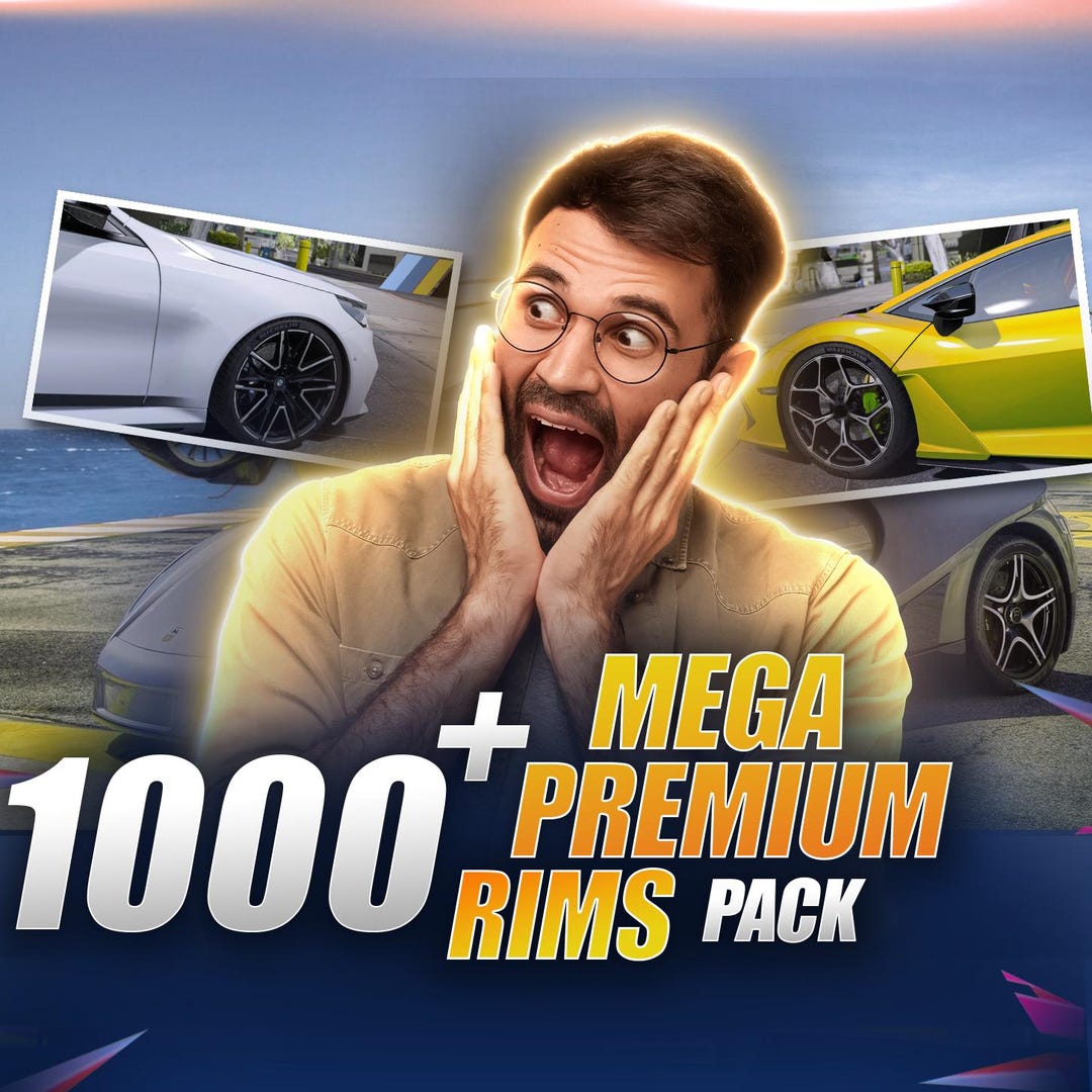 Fivem Wheels Pack L 1000+ Custom Rims | Optimized | High Quality - Etsy