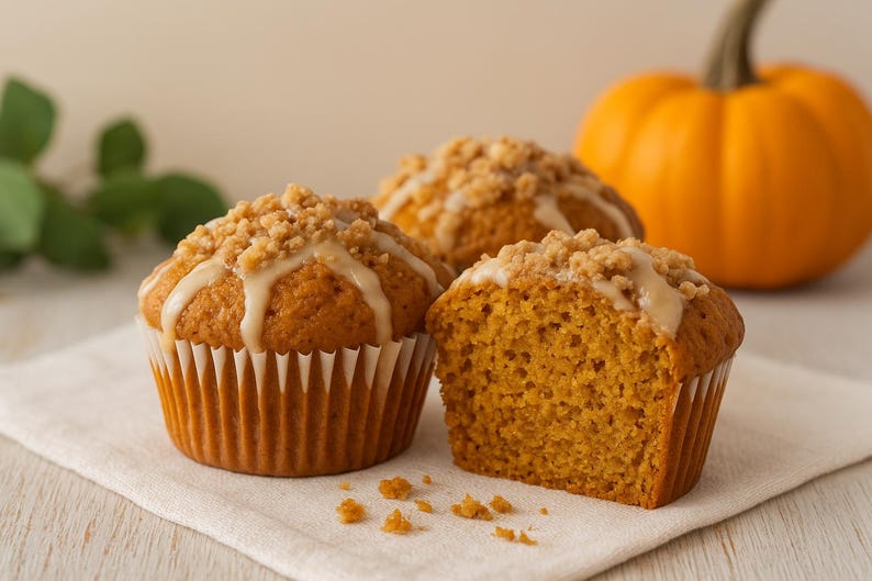 Pumpkin Muffin Recipe PDF | Moist Spiced Fall Treat | Cozy Homemade ...