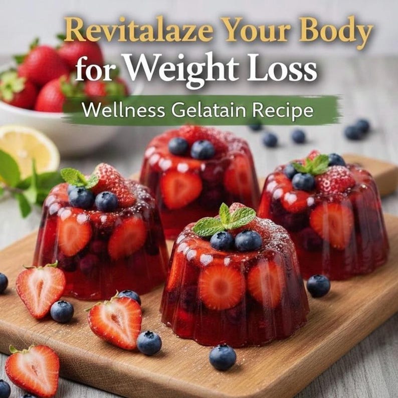 Wellness Gelatin Recipe for Weight Loss | Sugar-free Healthy Dessert ...