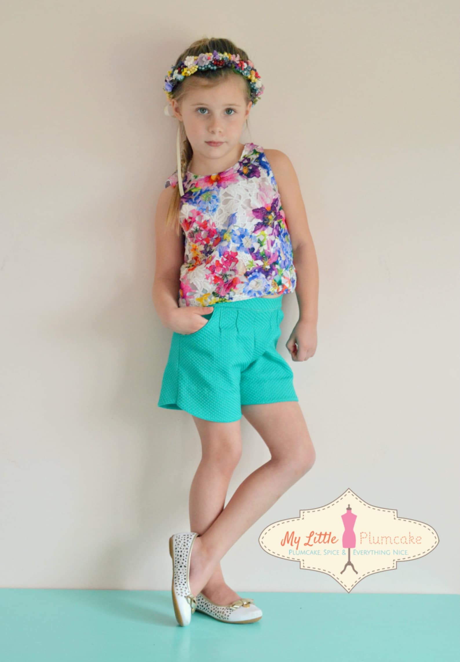 Girl Sewing Pattern Shorts Capsule Wardrobe PDF Pattern - Etsy Australia