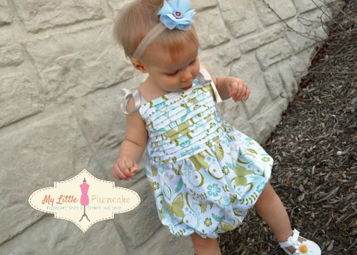 Easy Baby Bubble Romper Pattern PDF - the "bryn" Romper - Etsy