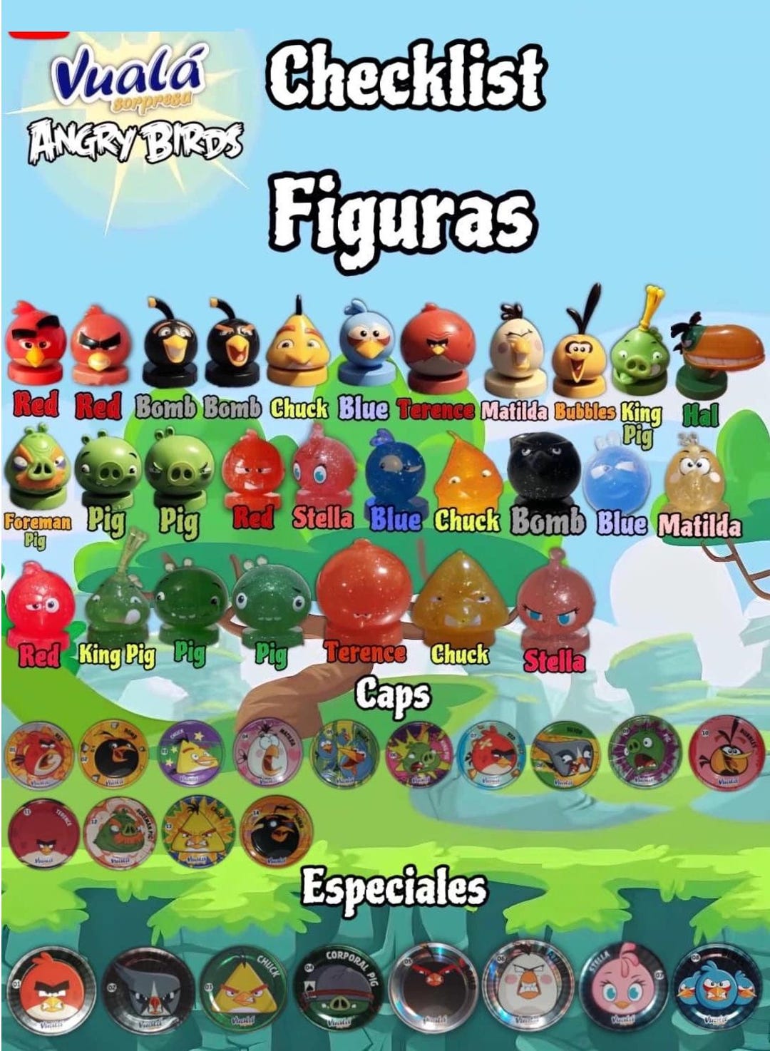 10 Vuala Toys Angry Birds Original Official Product Collection Mexico ...