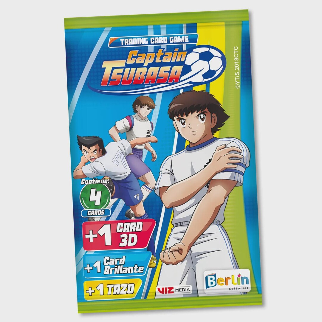 5 Captain Tsubasa Super Champions Official Mexico Envelopes: 1 Tazo + 1 ...