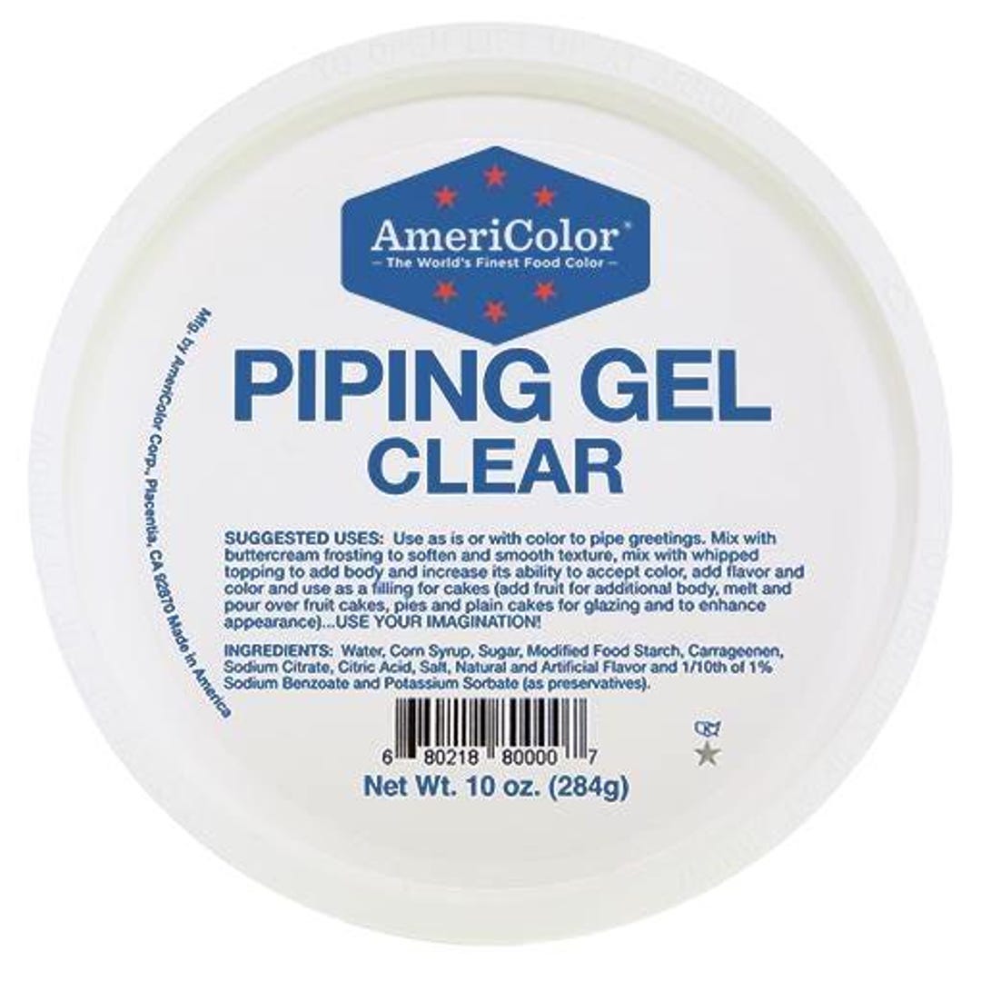 Americolor, 10 Oz Piping Gel - Etsy
