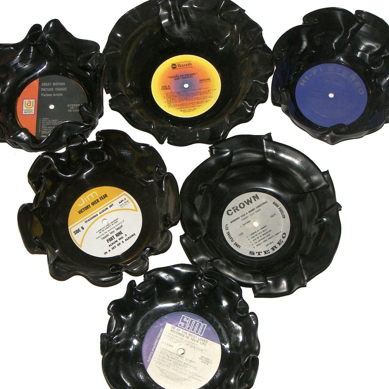 Vinyl Record Bowl - Etsy
