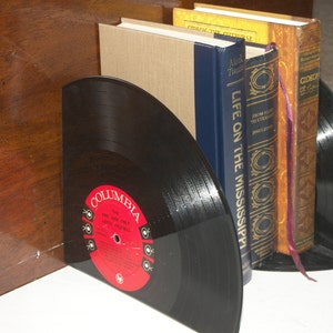 Vinyl Record Bookends, Vintage Vinyl Records, Unique Bookends, Great ...