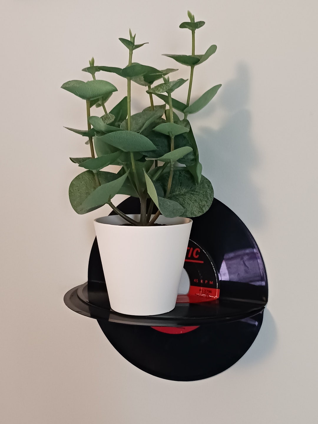 Retro Vinyl Record Wall Decor, Vinyl Record Shelf, Decorative Floating ...