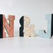 Cut Book Letters, Decorative Vintage Books, Hand Cut Book Letters for ...