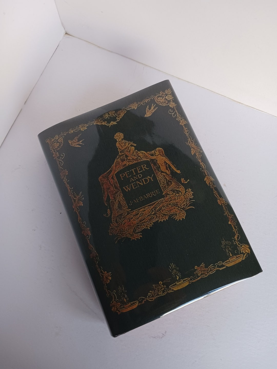 Hook Movie Prop Book and Hollow Book Safe - JM Barrie Peter and Wendy ...