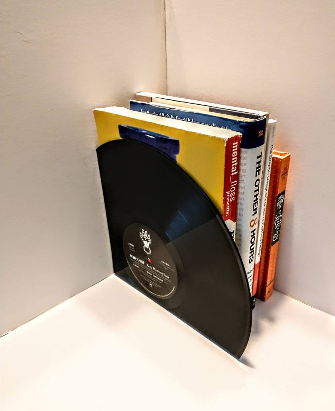 Vinyl Record Bookends Vintage Vinyl Records Unique - Etsy