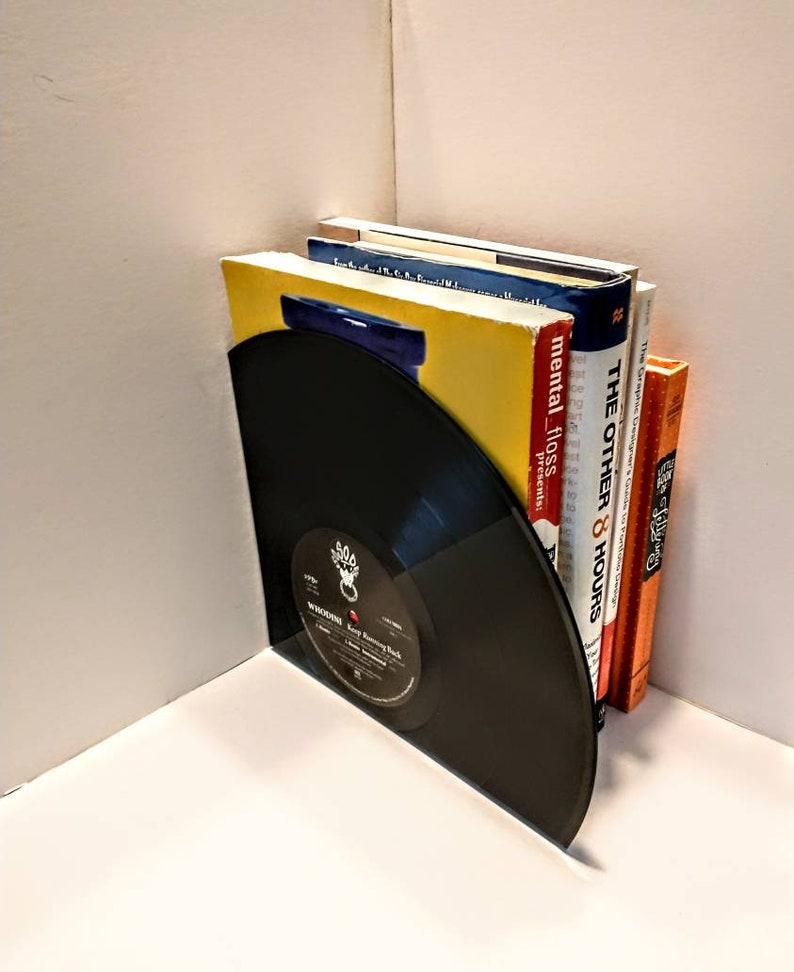 Vinyl Record Bookends, Vintage Vinyl Records, Unique Bookends, Great Music Lover Gift - Etsy