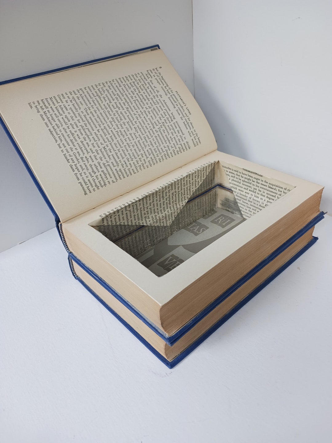 Hollow Book Safe Made From Blue Harvard Classics, Deeper Secret Book ...
