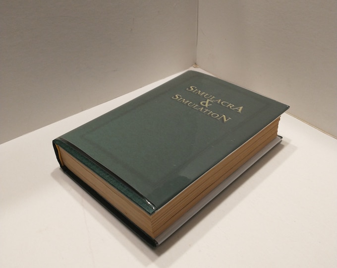 Matrix Hollow Book Safe, Simulacra and Simulation Custom Dust Jacket - Etsy