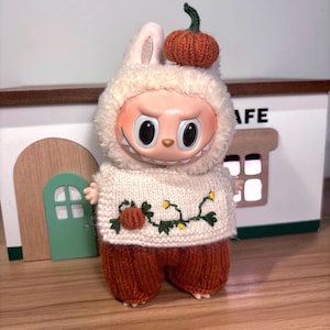 POP Mart: Labubu Clothes; Labub Outfits Labubu Pumpkin 3pcs Set(no Doll ...
