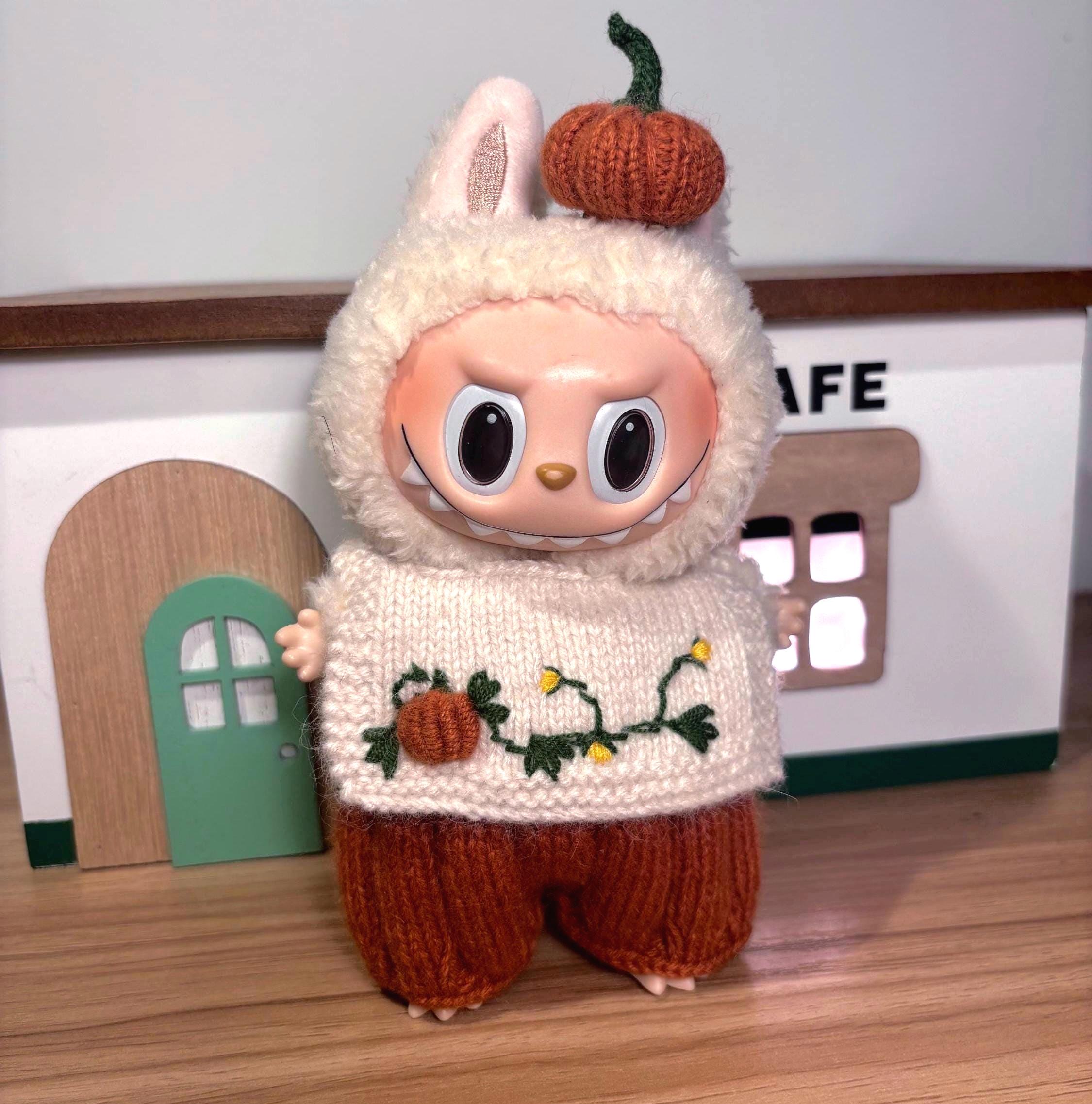 POP Mart: Labubu Clothes; Labub Outfits Labubu Pumpkin 3pcs Set(no Doll ...