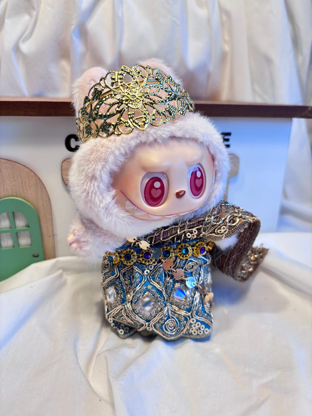 Handmade Labubu Thai Tranditional Clothes/ Chut Thai. Blue (no Doll) - Etsy