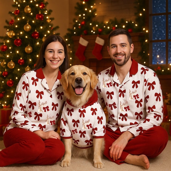Matching Dog Christmas Pajamas - Etsy UK