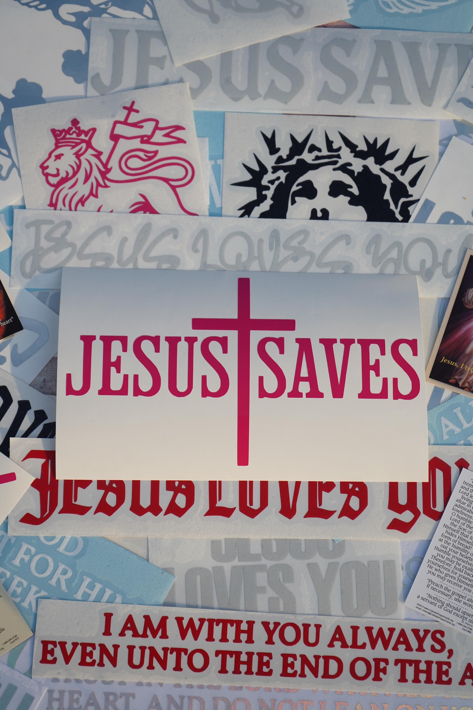 Jesus Saves | Car Sticker Vinyl Decal | Windows Laptops Etc - Etsy