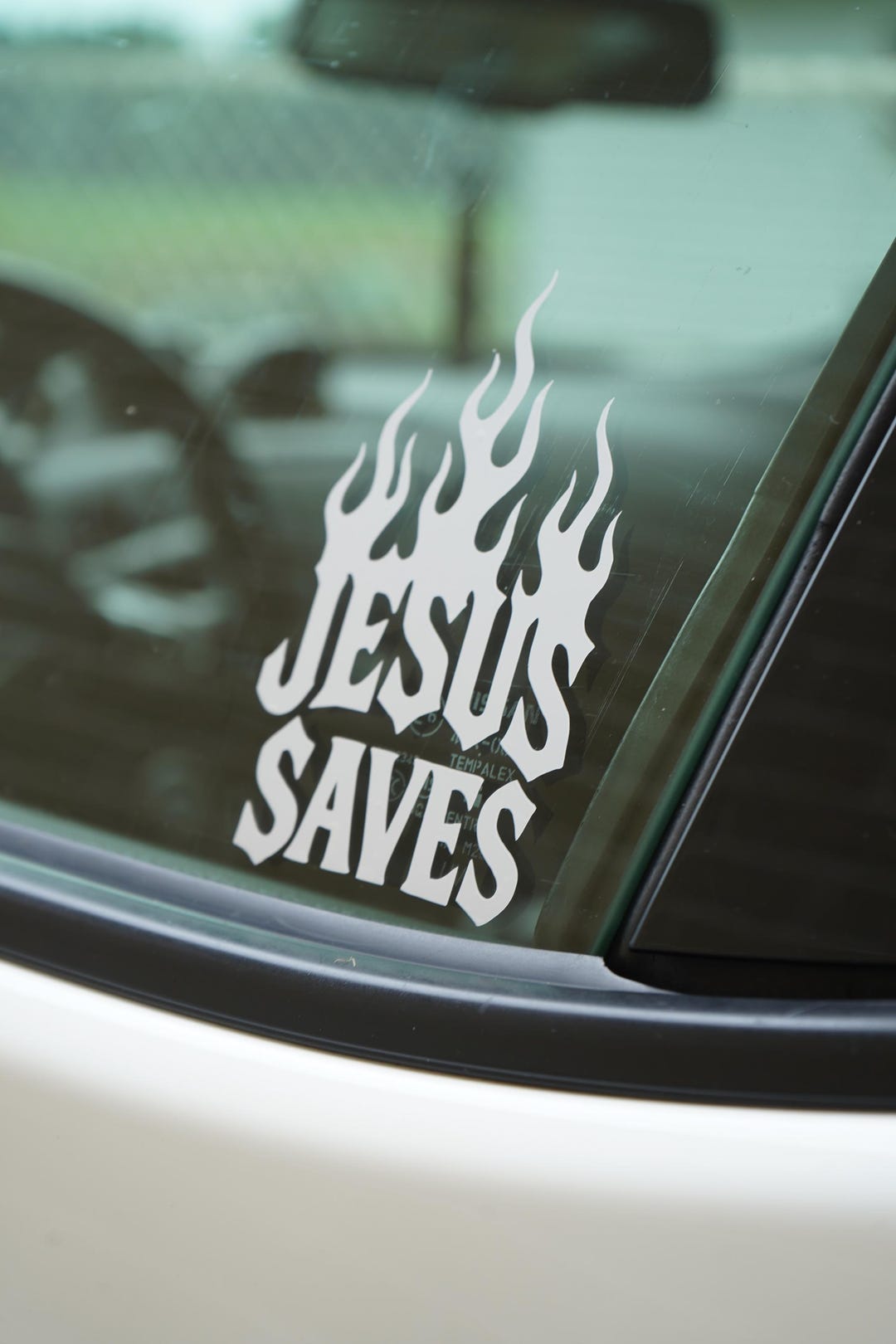 Jesus Saves | Car Sticker Vinyl Decal | Windows Laptops Etc - Etsy