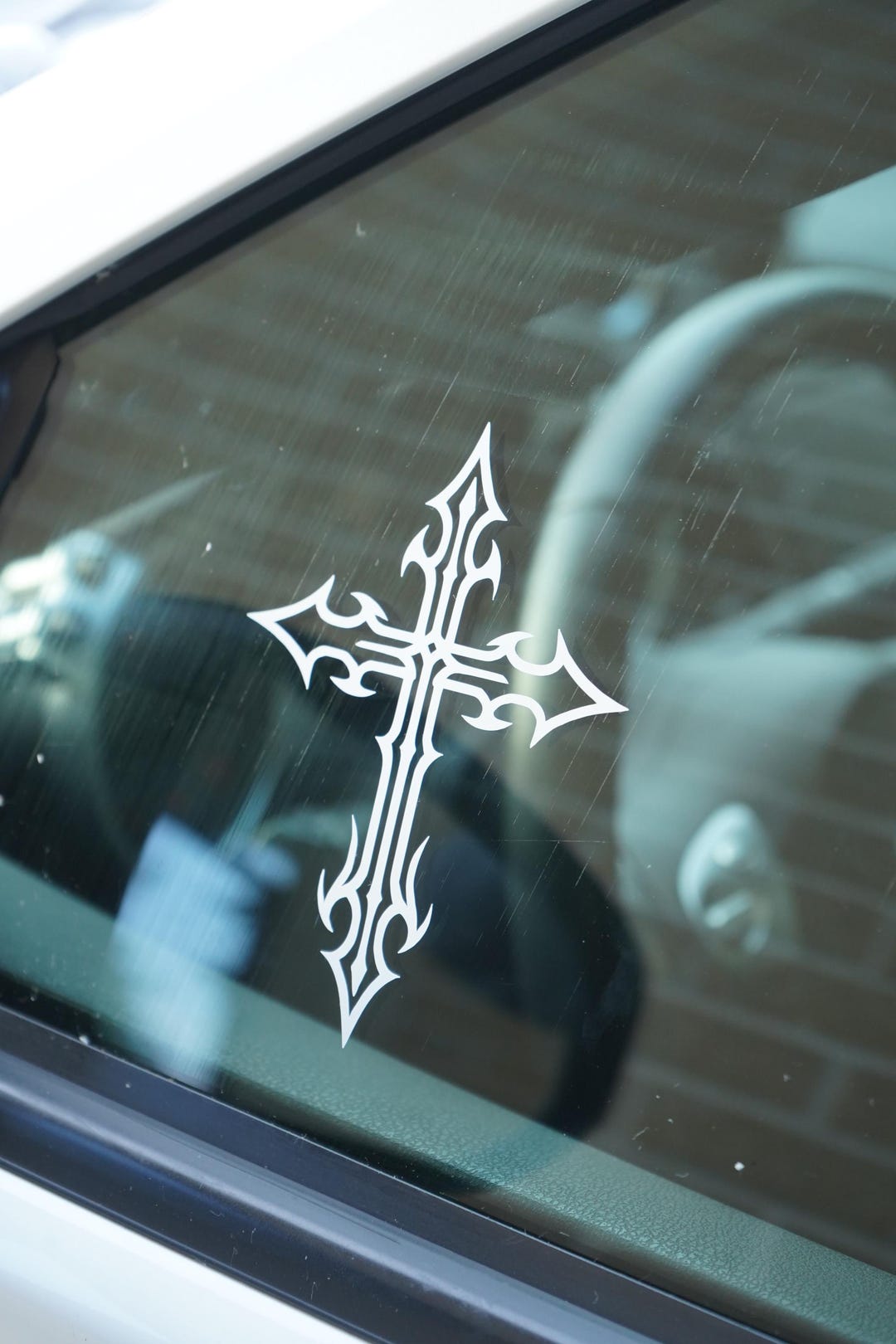 Gothic Cross | Car Sticker Vinyl Decal | Windows Laptops Etc - Etsy