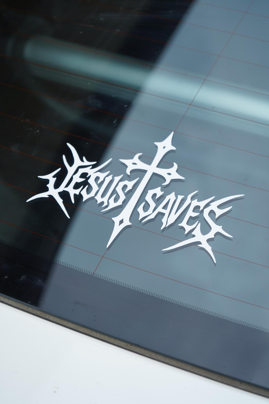 Jesus Saves | Car Sticker Vinyl Decal | Windows Laptops Etc - Etsy