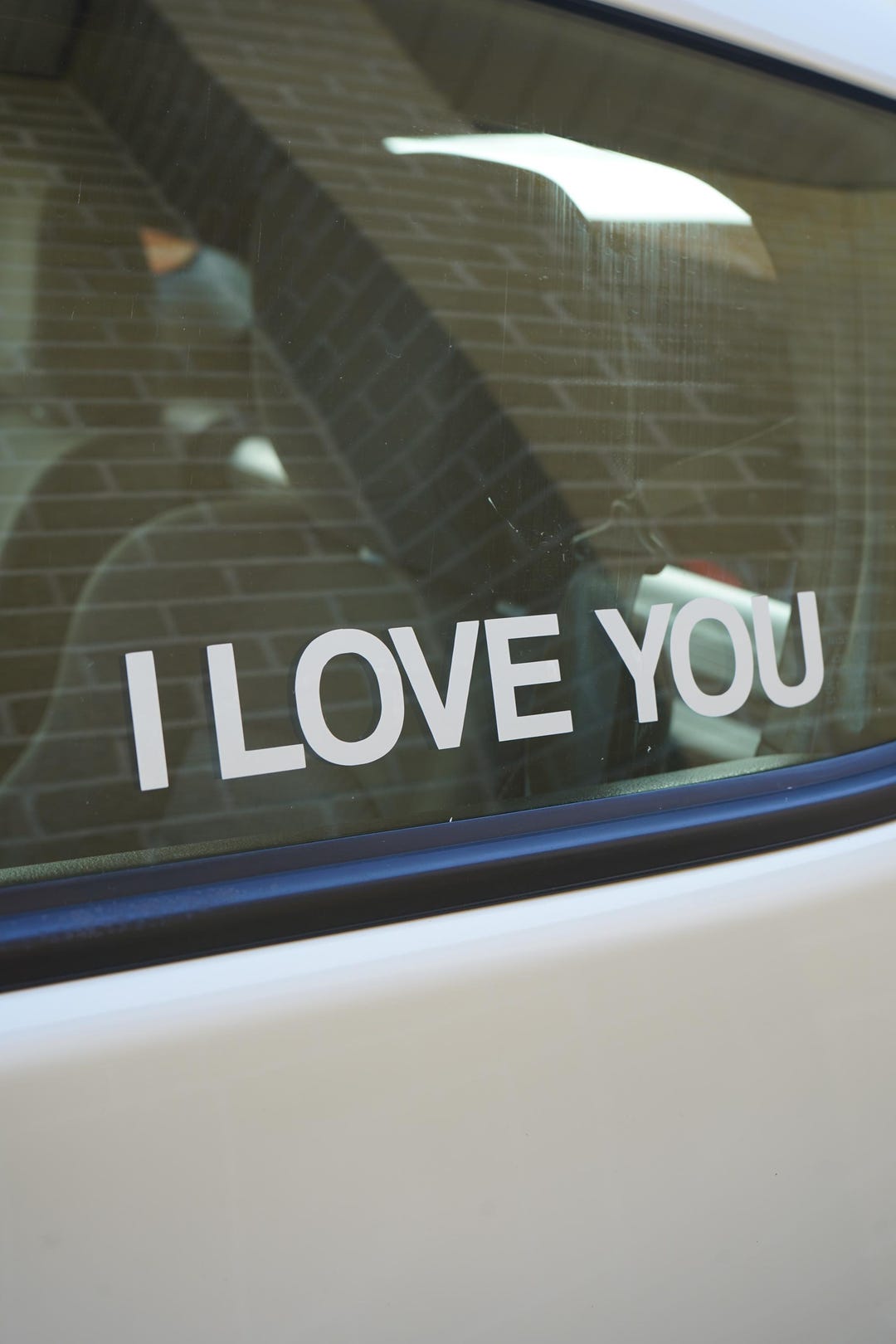 I LOVE YOU | Car Sticker Vinyl Decal | Windows Laptops Etc - Etsy