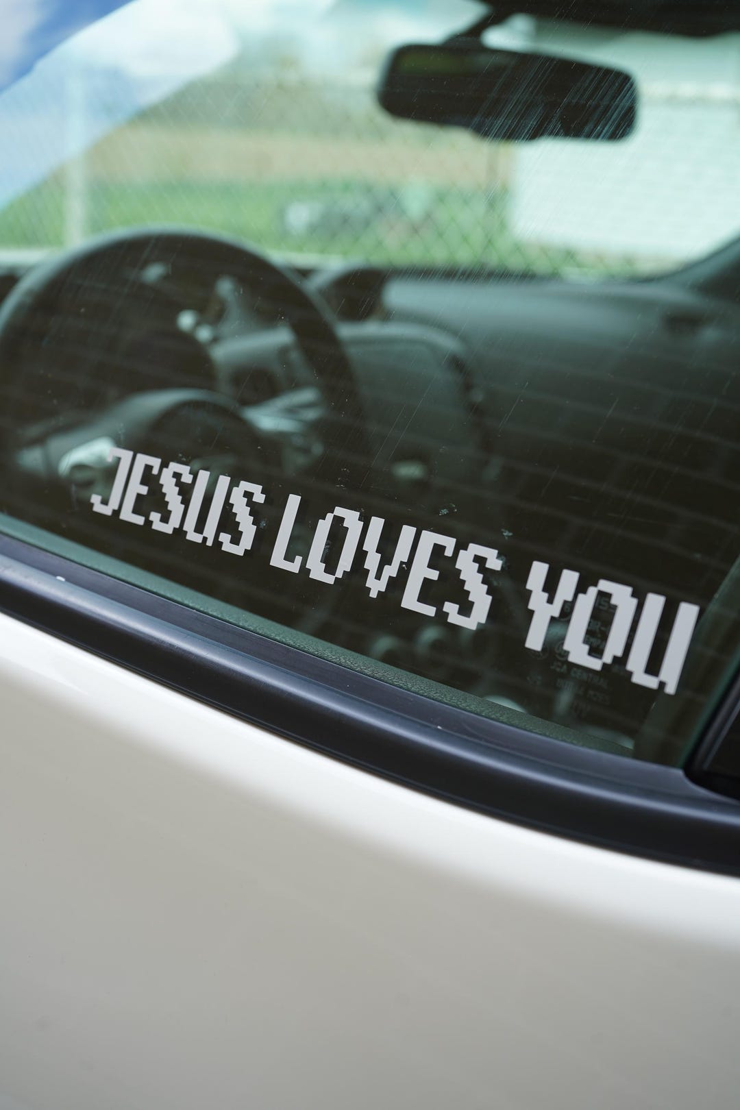 Jesus Loves You | Car Sticker Vinyl Decal | Windows Laptops Etc - Etsy