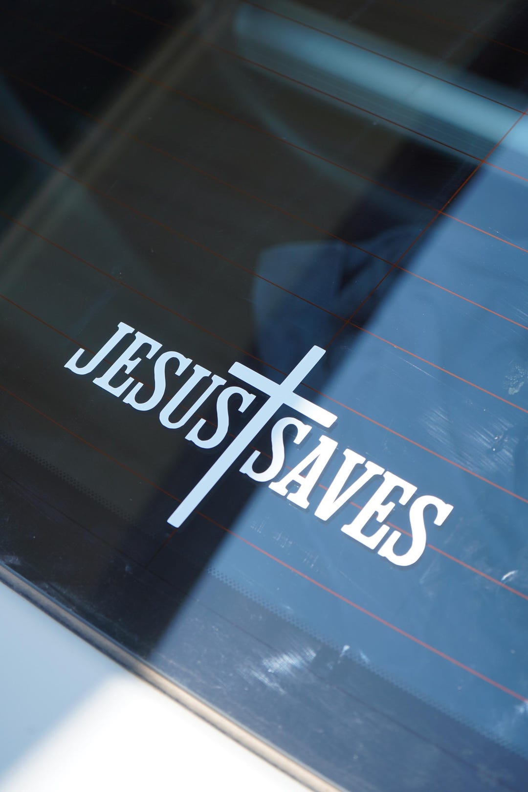 Jesus Saves | Car Sticker Vinyl Decal | Windows Laptops Etc - Etsy