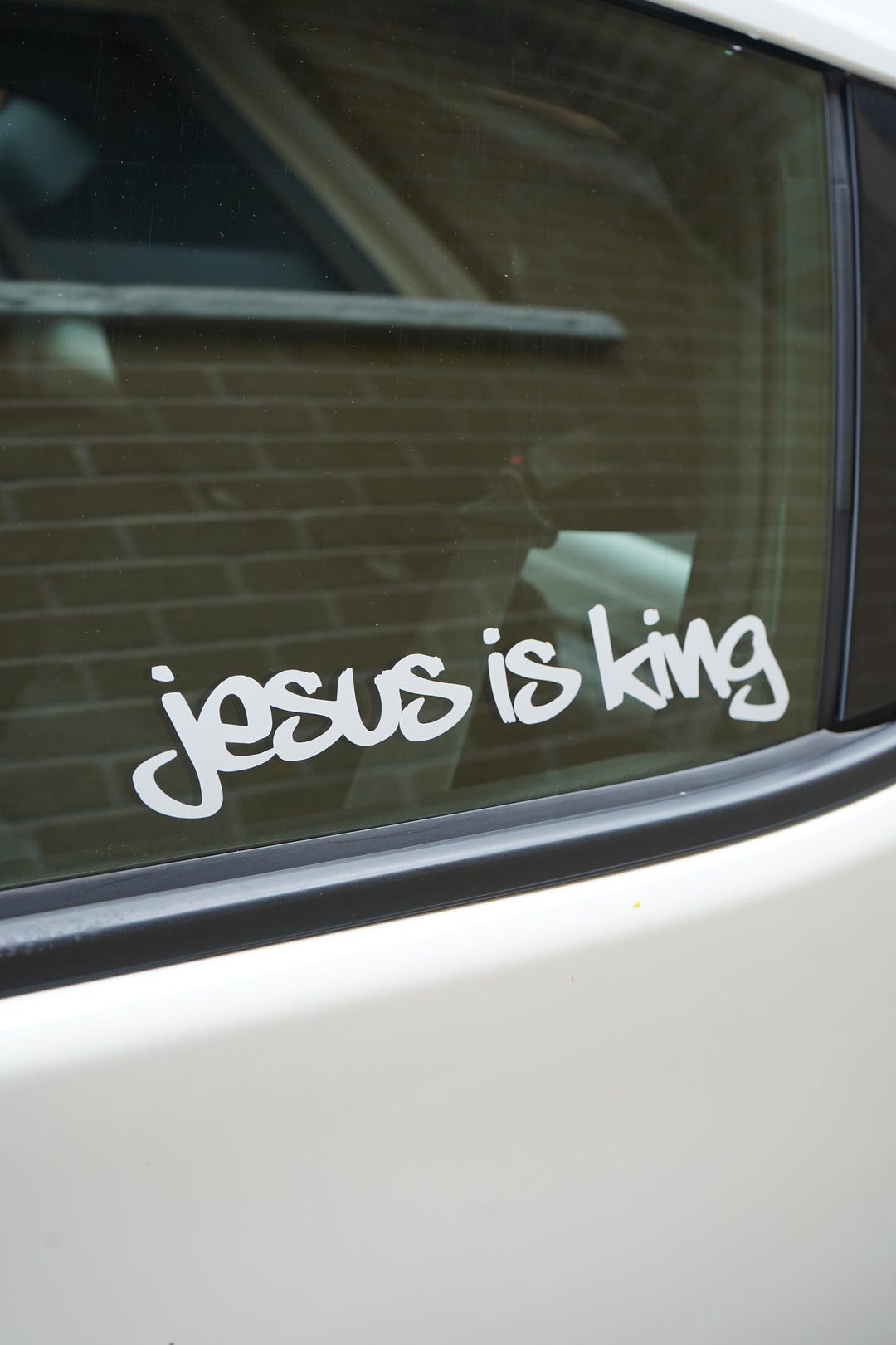 Jesus is King | Car Sticker Vinyl Decal | Windows Laptops Etc - Etsy