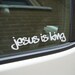 Jesus is King | Car Sticker Vinyl Decal | Windows Laptops Etc - Etsy