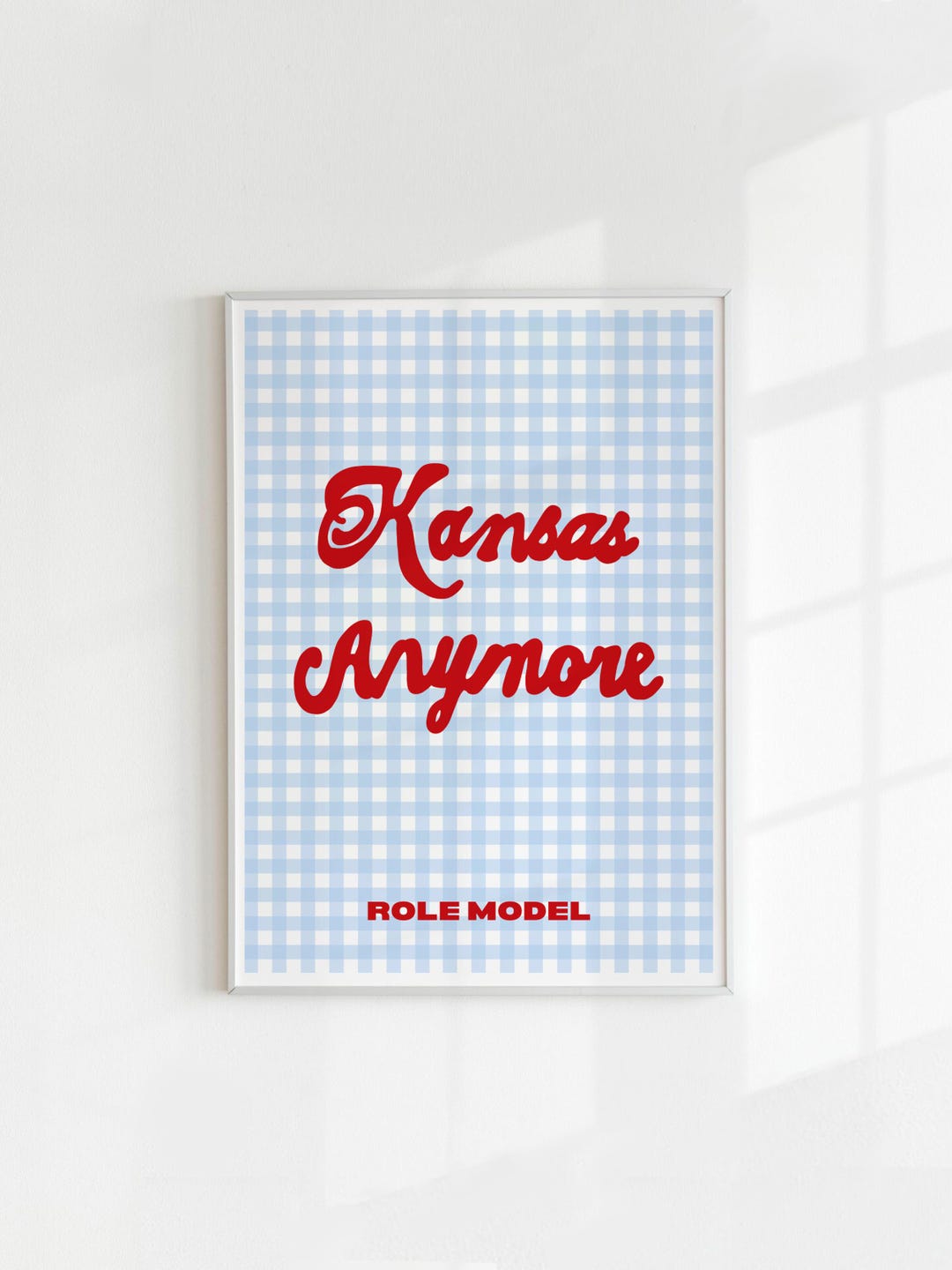Role Model Kansas Anymore Poster Print Digital Download - Etsy