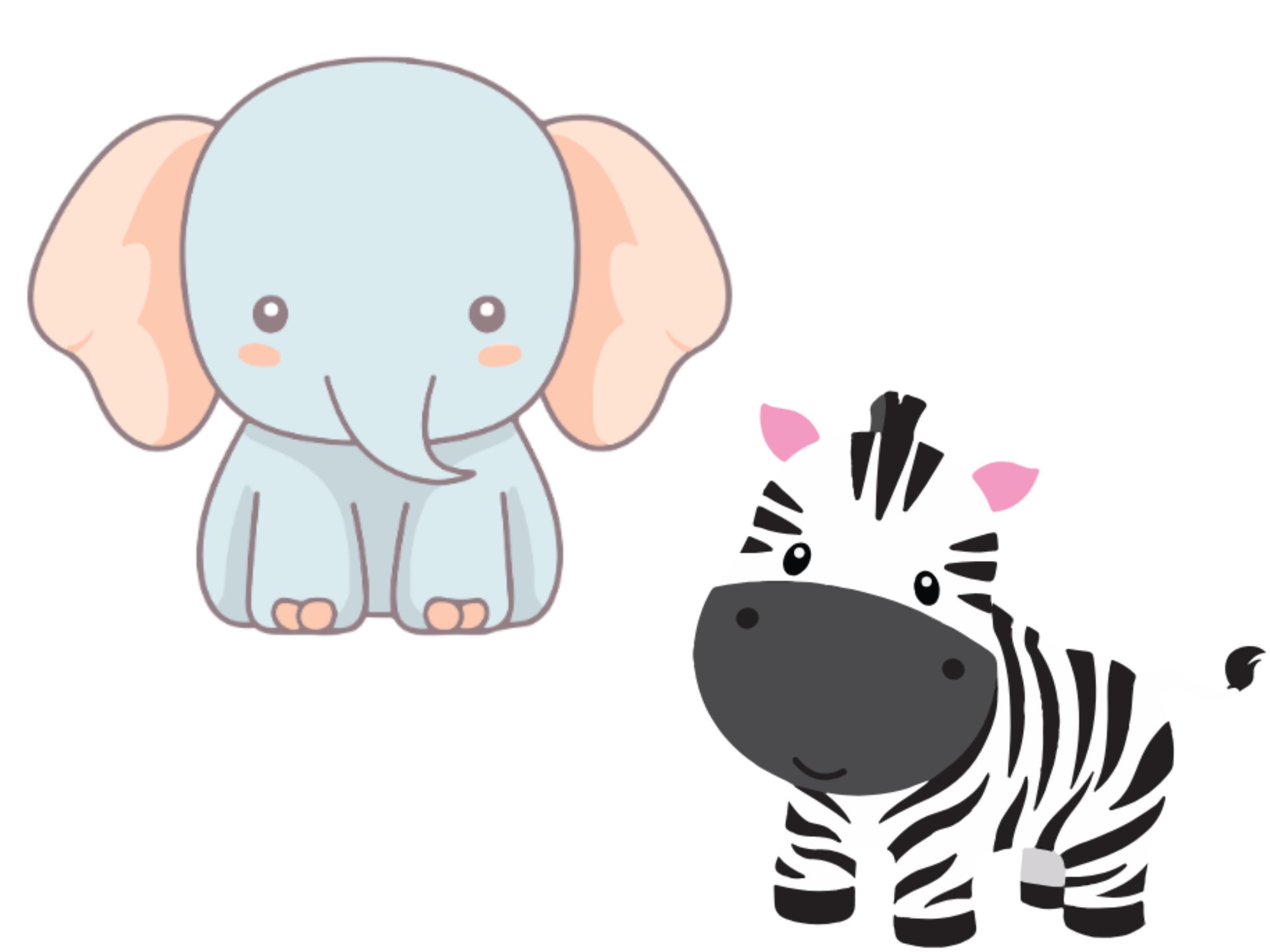 Safari Animals Clipart Svg Bundle, Safari Animals Png Bundle, Nursery ...