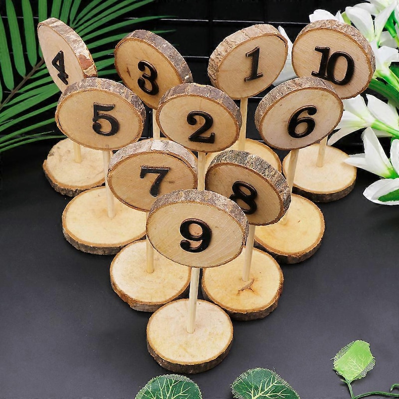Wooden Table Numbers - Etsy UK