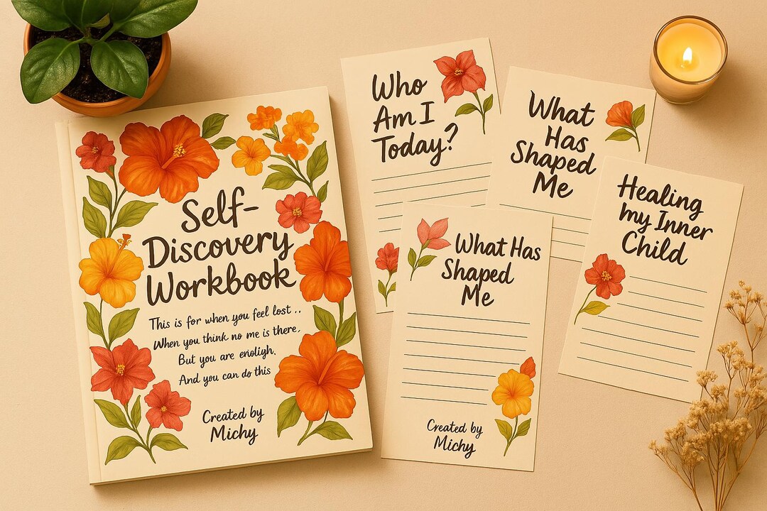 Self-discovery Workbook (printable PDF), Printable Journal Mental ...