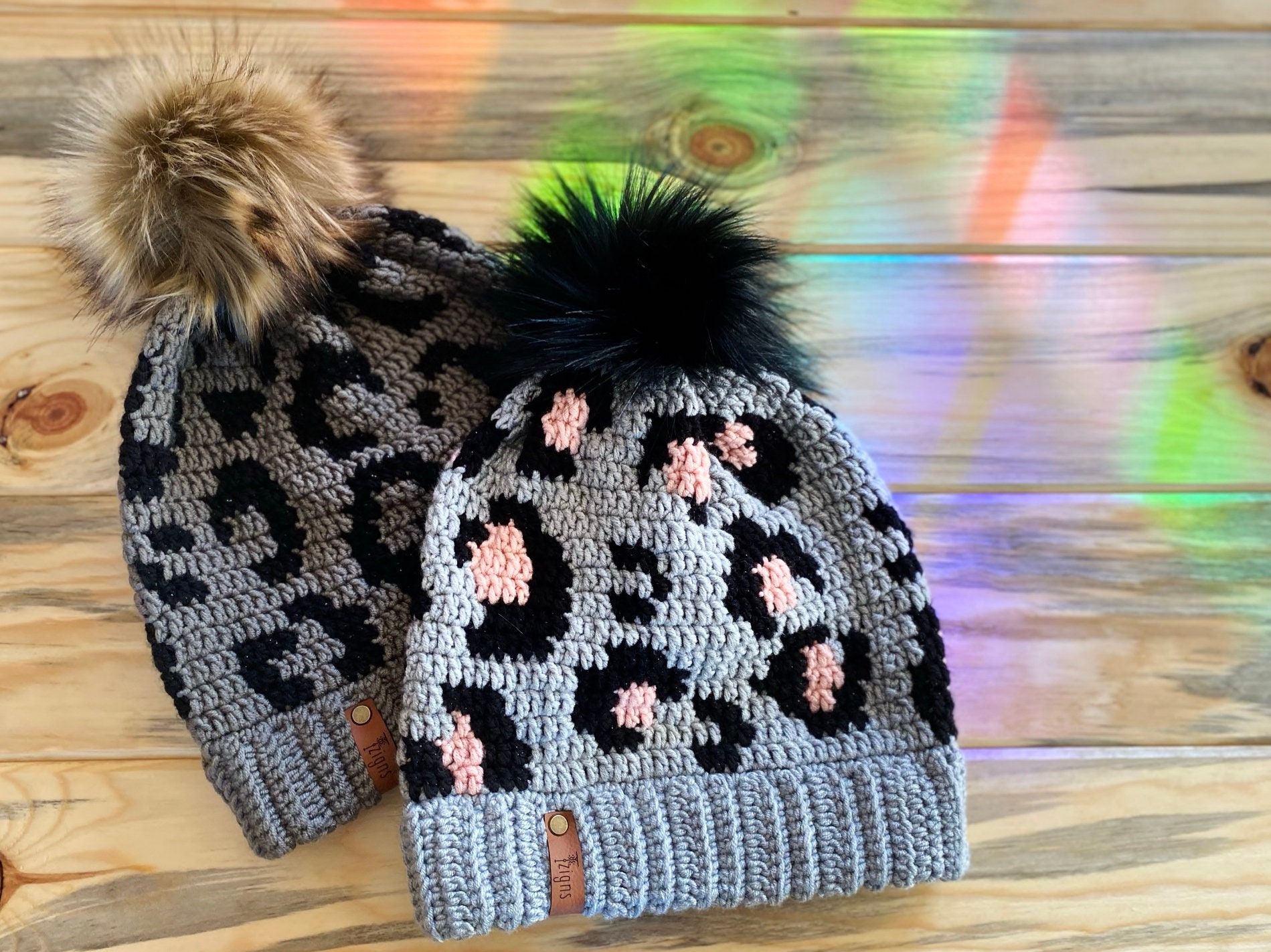 Leopard SLOUCH // Crochet Pattern Leopard Print Cheetah | Etsy