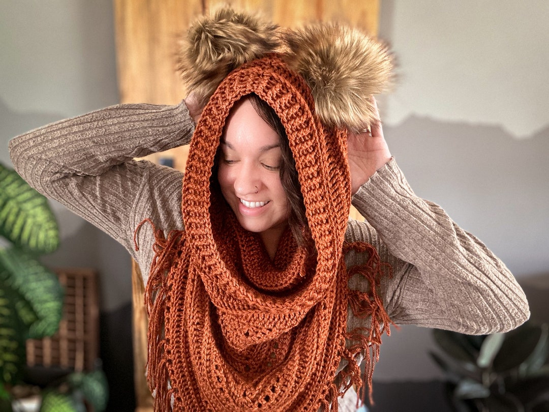 Handmade Ewok Hooded Scarf - 5 Sizes, Halloween, Cosplay Costume, Star Wars - Etsy