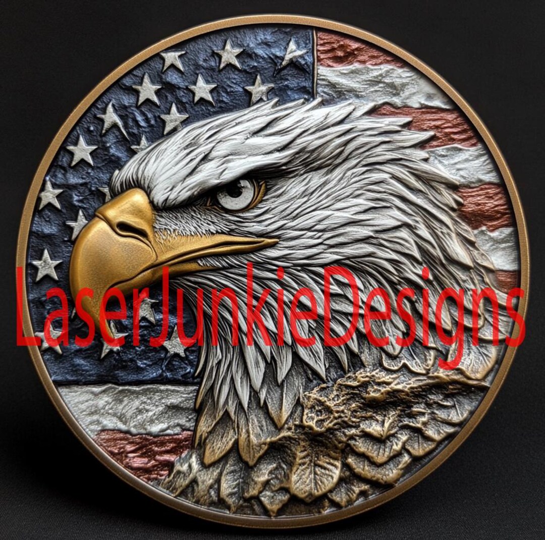 American Eagle Depth Map - Etsy