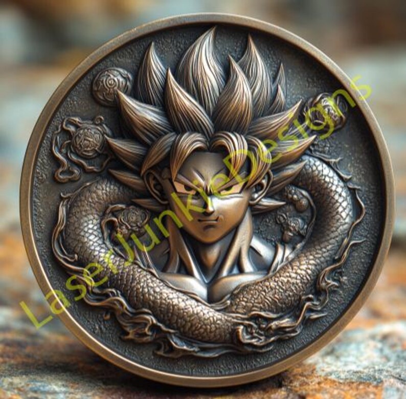 Goku Saiyan Depth Map - Etsy