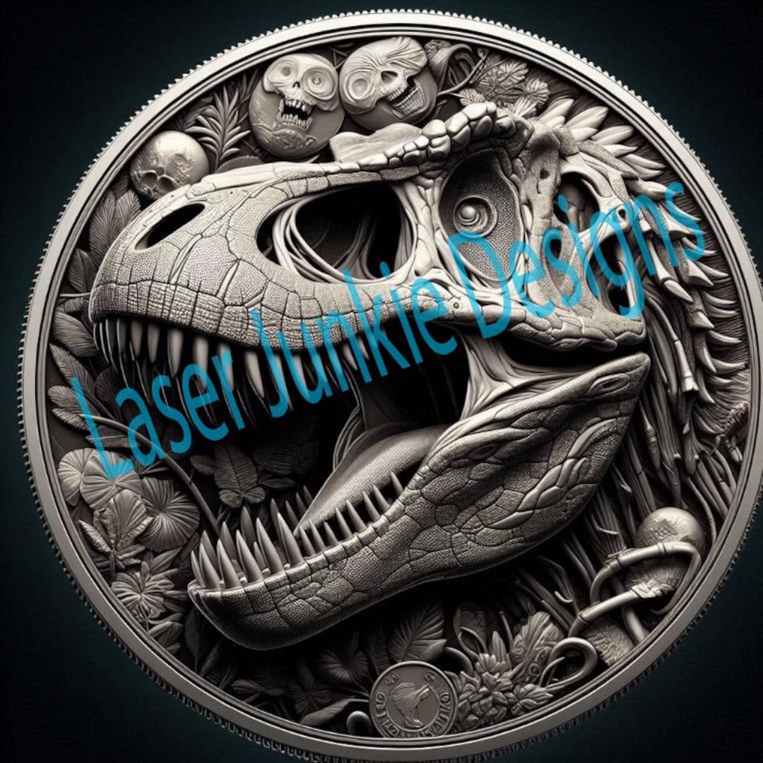 Trex Fossil 3d Depth Map - Etsy