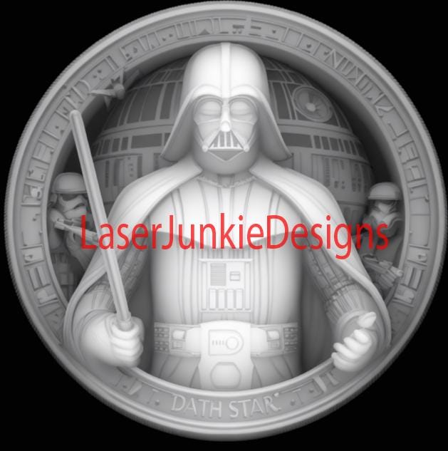 Darth Vader - Depth Map - Etsy