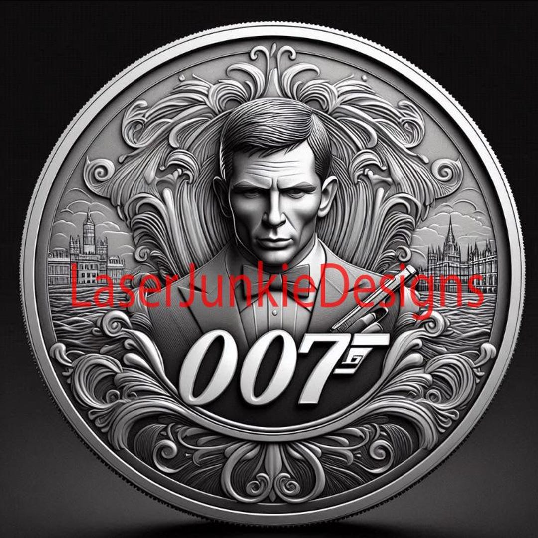 007 James Bond Depth Map - Etsy