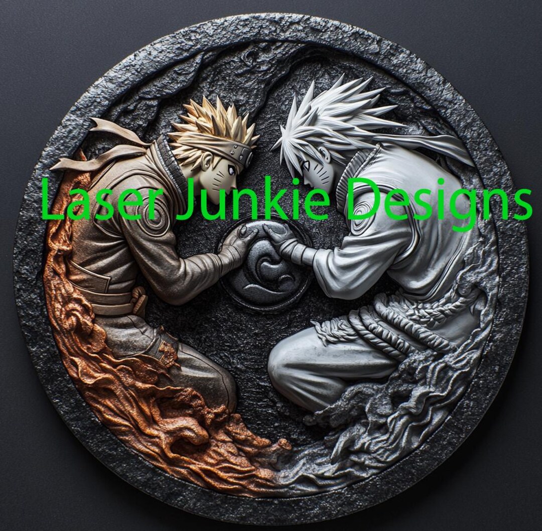 Naruto Faceoff Vs 3d Depth Map - Etsy