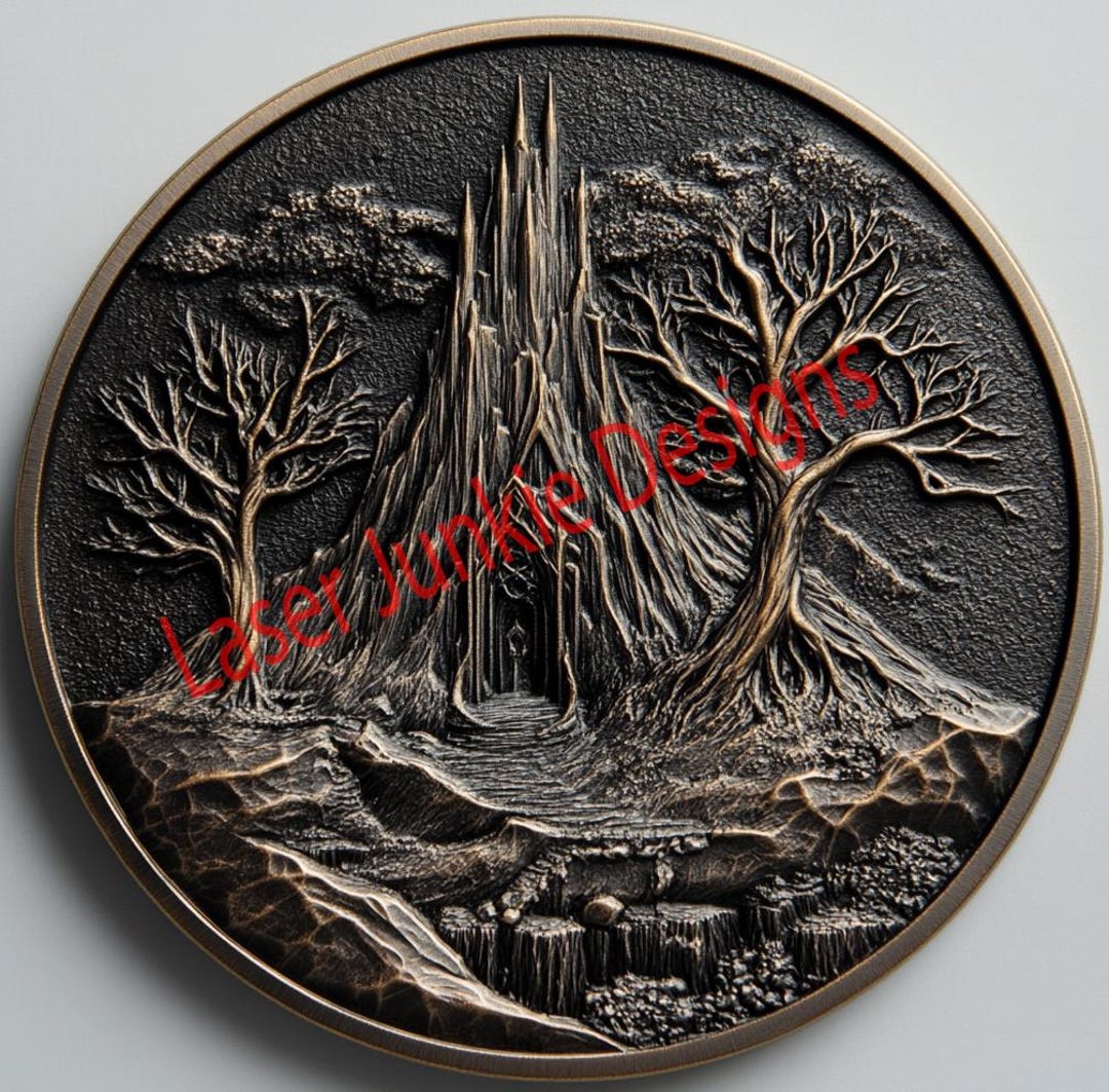 Lord of the Rings Inspired Image/depth Map - Etsy