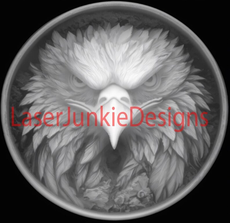 Bald Eagle Depth Maps - Etsy