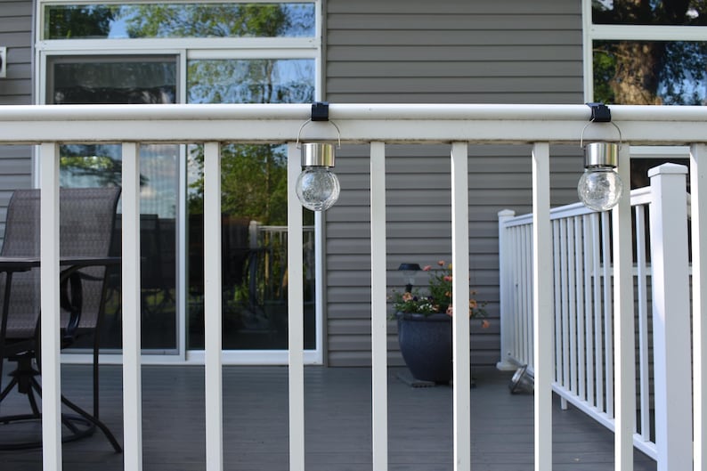 Deck Railing Light Clips (compatible With Afco Aluminum Railing) - Etsy