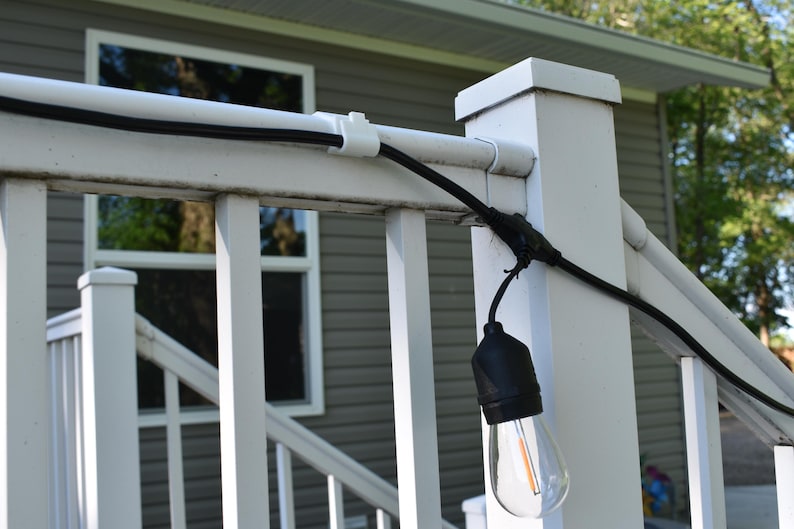 Deck Railing Light Clips (compatible With Afco Aluminum Railing) - Etsy