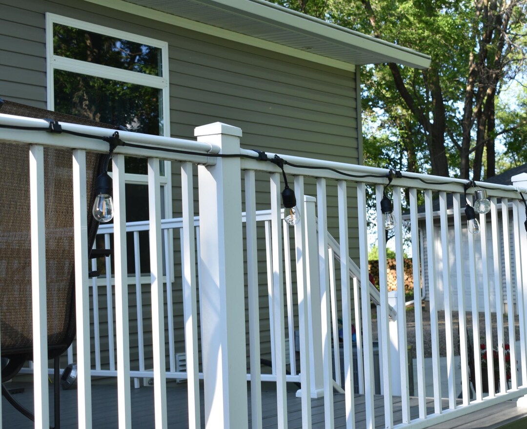 Deck Railing Light Clips (compatible With Afco Aluminum Railing) - Etsy