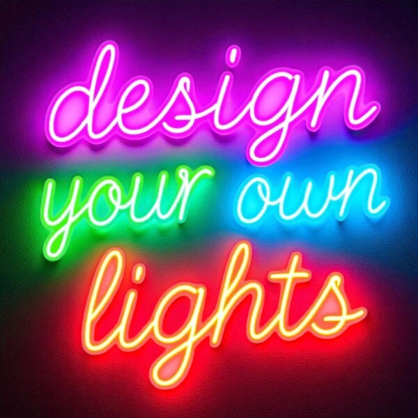 Real Glass Neon Sign - Etsy