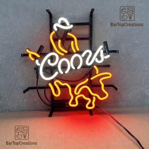 Neon Coors Sign Glass - Etsy