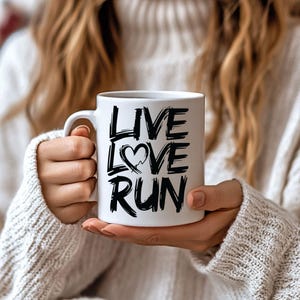 Live Love Run SVG: Running Shirt Design, Cricut Cut File (digital ...